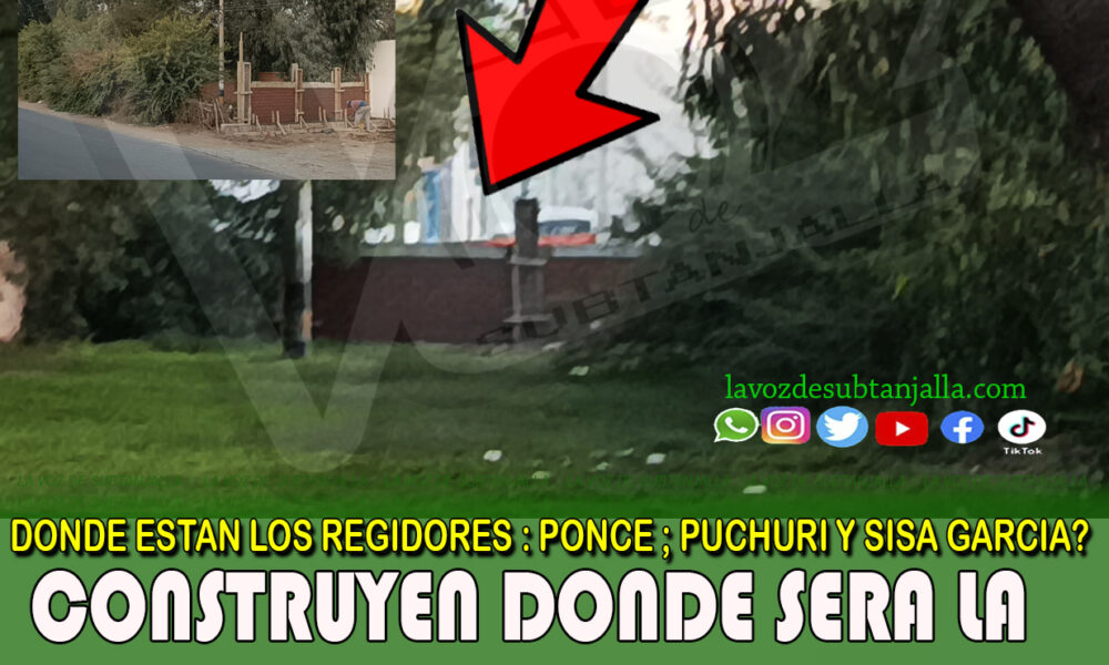 CONSTRUYEN UNA PARED DONDE SERÍA LA DOBLE VÍA ICA -HUACACHINA – La Voz ...